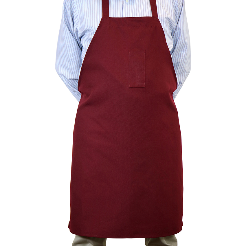 Burgundy Spun Polyester-Apron